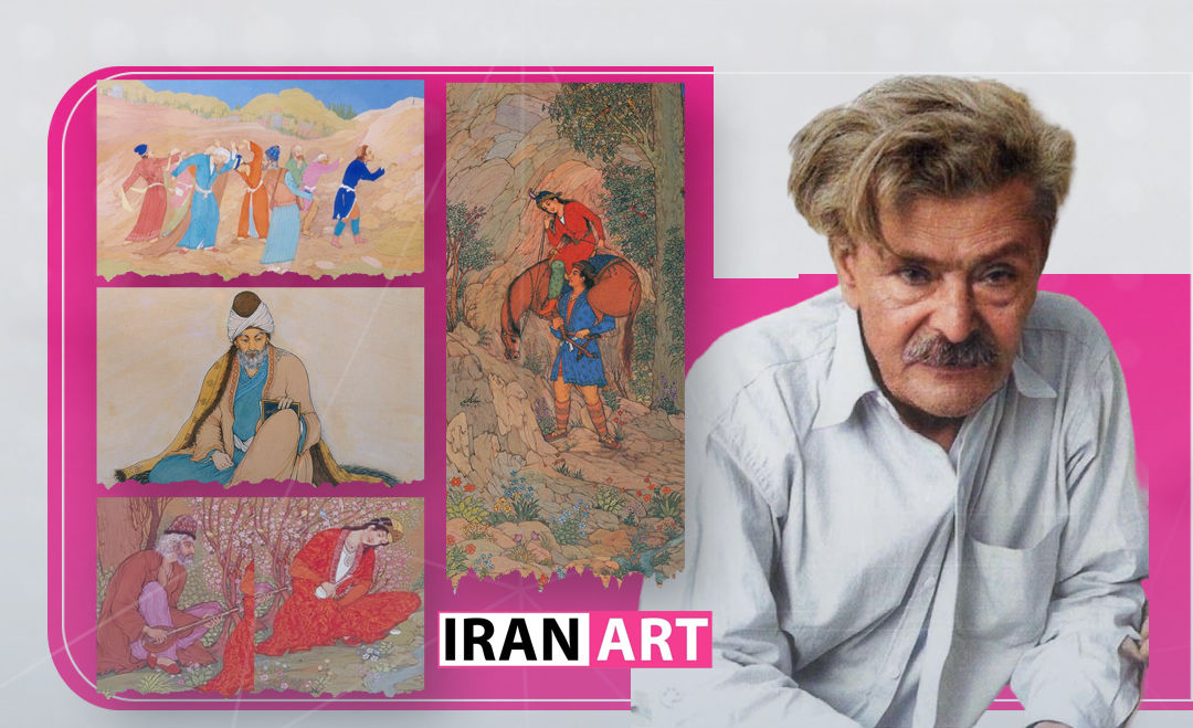 ببینید آثار دیدنی حسین بهزاد هنرمندی که تاریخ را دیدنی کرد ایران آرت